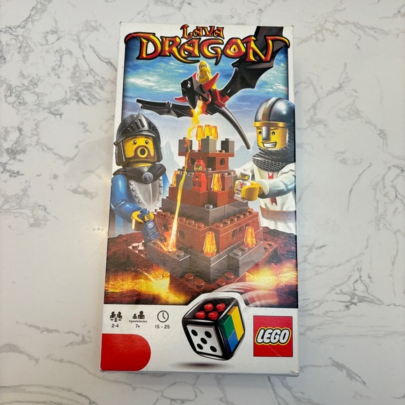 Lego | Toys | Retired Lego 3838 Lava Dragon Board Game Complete W ...